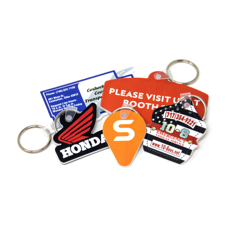 USA Made Custom Shaped Full Color Key Tag | Image Pointe